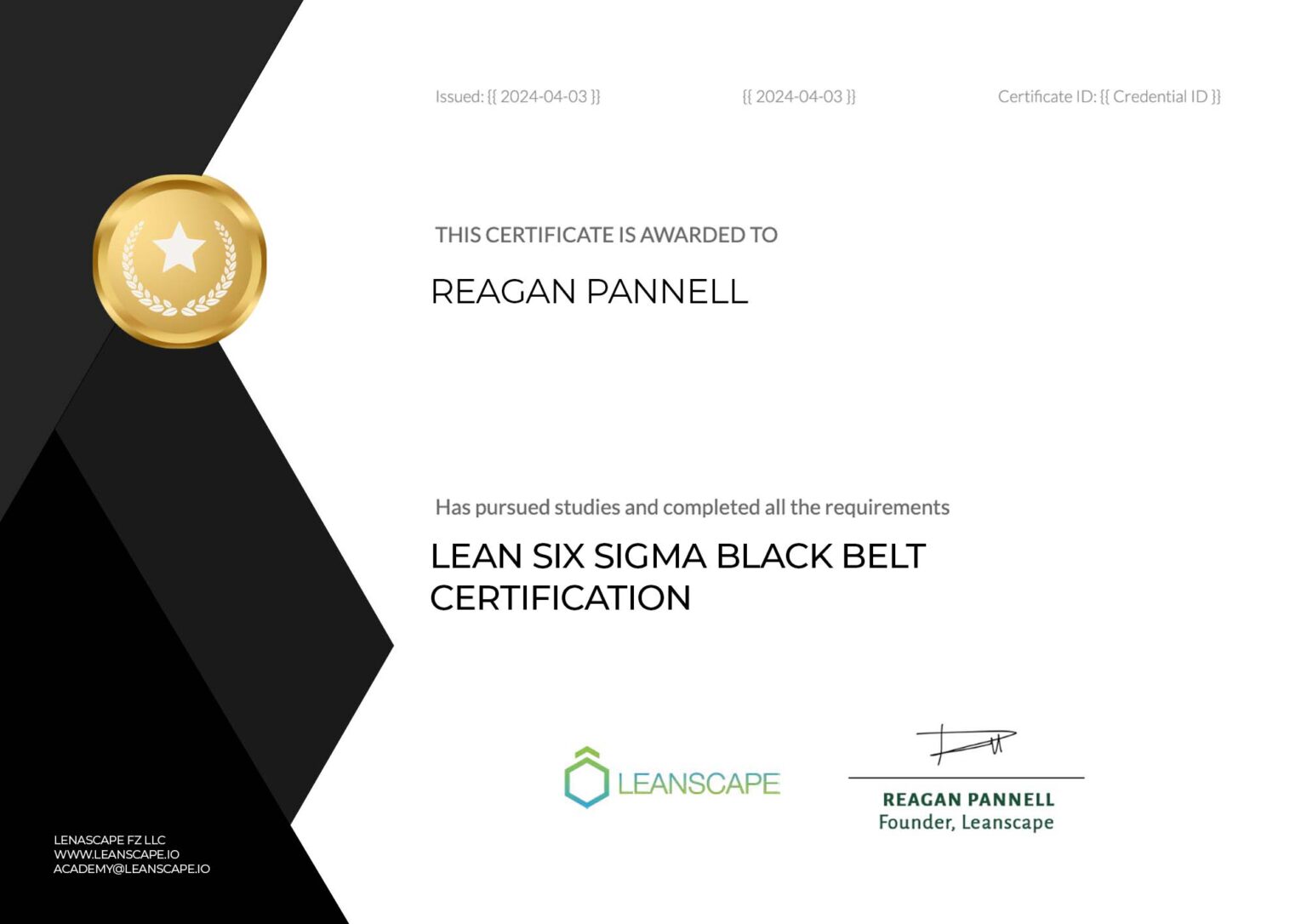 Lean Six Sigma Black Belt Course & Certification Online